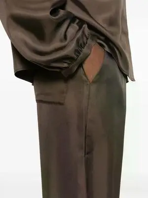 Loulou De Saison Alera Straight-leg Trousers - Brown