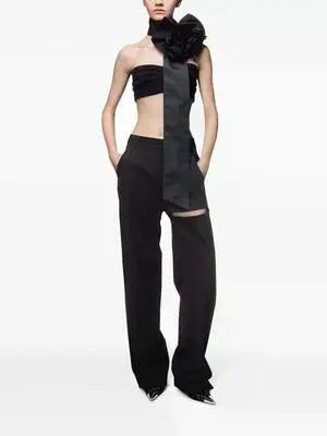 AREA Asymmetric Slit Trousers