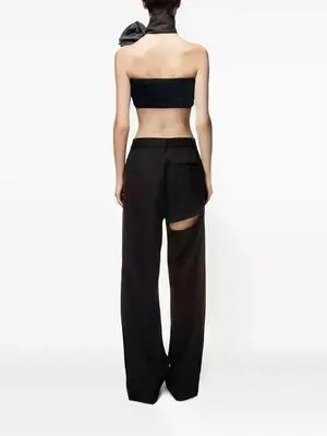 AREA Asymmetric Slit Trousers