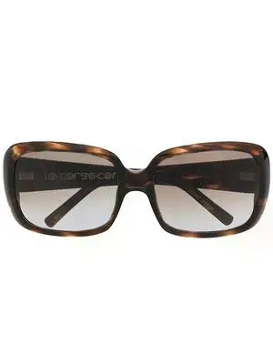 10 CORSO COMO Tortoiseshell Oversized Sunglasses - Brown
