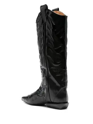 Toga Leather Western Boots
