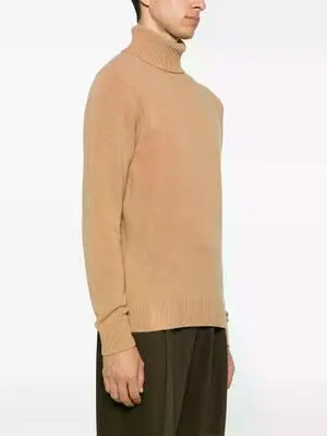 NUUR Merino Wool-cashmere Blend Roll-neck Sweater - Neutrals
