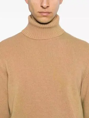 NUUR Merino Wool-cashmere Blend Roll-neck Sweater - Neutrals