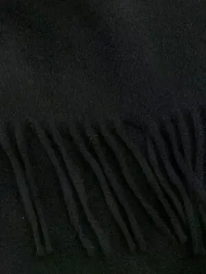 N.peal Large Woven Scarf - Black