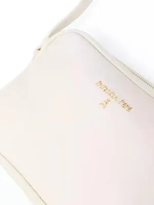 Patrizia Pepe Logo-embellished Leather Crossbody Bag