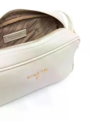 Patrizia Pepe Logo-embellished Leather Crossbody Bag