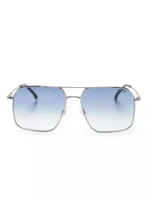 Carrera Eyewear 333s Pilot-frame Sunglasses - Silver