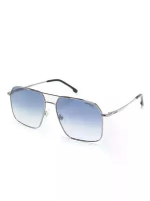 Carrera Eyewear 333s Pilot-frame Sunglasses - Silver