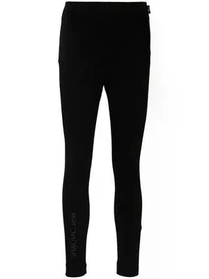 Moncler Rubberised-logo Performance Leggings