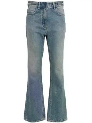 Givenchy 4g-motif Straight-leg Jeans