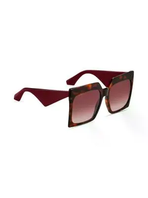 Etro Oversized Frame Sunglasses - Red