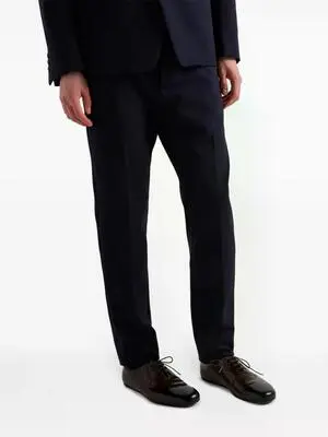 Prada Pressed-crease Trousers - Blue