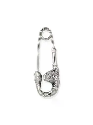 Emanuele Bicocchi Arabesque Sterling Pin Earring - Silver