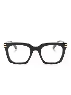 Philipp Plein Square-frame Glasses - Black