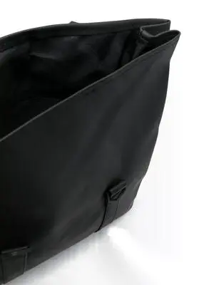 Rains Logo-debossed Backpack - Black