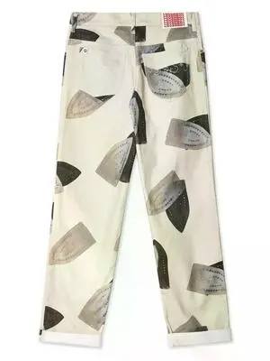 CHARLES JEFFREY Art Denim Straight-leg Jeans