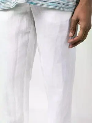 Orlebar Brown Griffon Linen Tailored Trousers - White