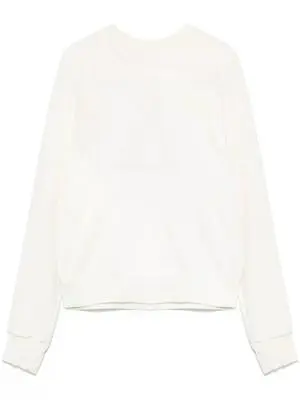 Eterne Raglan-sleeves Sweatshirt - White
