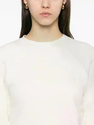Eterne Raglan-sleeves Sweatshirt - White