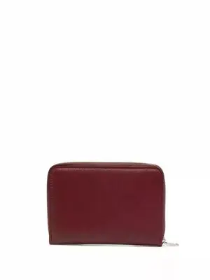 JIL SANDER Zip-around Leather Wallet - Red