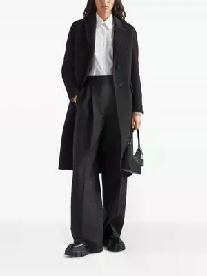 Prada Kid-mohair Tailored Trousers