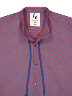PAULA X Marrakshi Life Striped Cotton Blouse