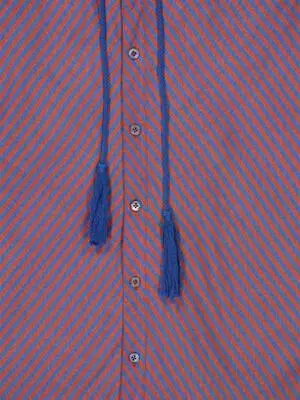 PAULA X Marrakshi Life Striped Cotton Blouse