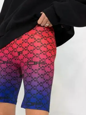 Off-White Monogram-print Cycling Shorts
