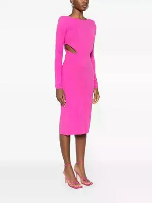 Patrizia Pepe Cut-out Midi Dress