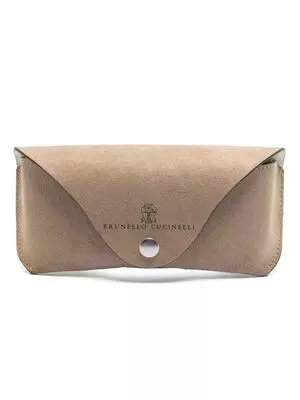 Brunello Cucinelli Wayfarer-frame Sunglasses - Brown