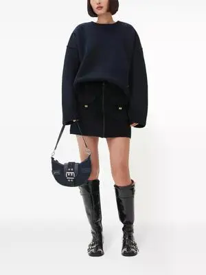 GANNI Small Bucky Denim Crossbody Bag