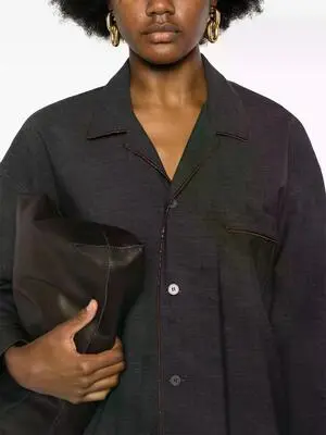 Fabiana Filippi Bead-trim Oversized Shirt