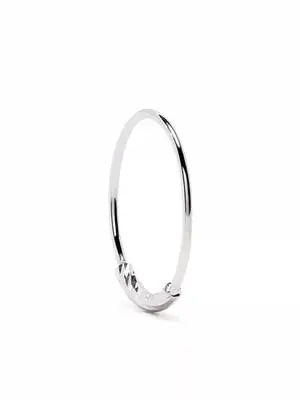 MARIA BLACK 14kt White Gold Nancy 14 Single Hoop Earring - Silver