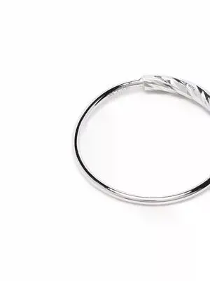 MARIA BLACK 14kt White Gold Nancy 14 Single Hoop Earring