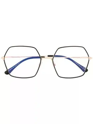 TOM FORD Geometric Glasses - Metallic