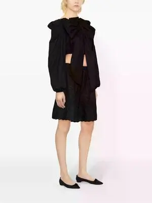 PATOU Bow-detail Cropped Top