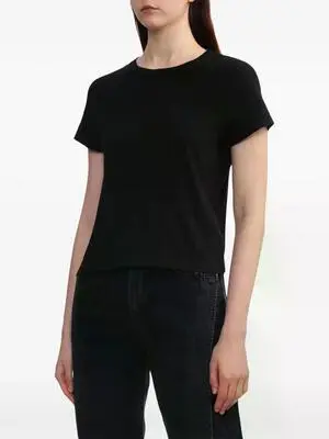 AGOLDE Adine Cotton T-shirt - Black