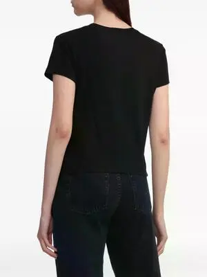 AGOLDE Adine Cotton T-shirt - Black