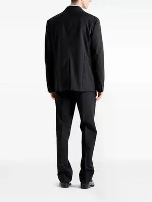 Prada Triangle-logo Trousers - Black