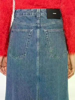 Sunnei Logo-patch Denim Skirt