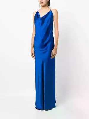 Michelle Mason Bias-cut Silk Gown