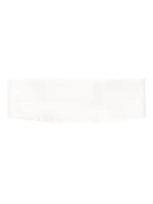 Stella McCartney Pleated Satin Belt - Neutrals