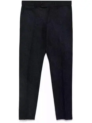 BOSS Virgin Wool Blend Mélange Effect Trousers