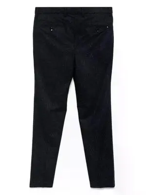 BOSS Virgin Wool Blend Mélange Effect Trousers