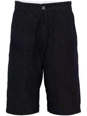 PRIVATE STOCK LABS Crusade Polka-dot Cotton Shorts