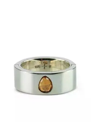 PARTS OF FOUR Sterling Sistema Sapphire Ring - Silver