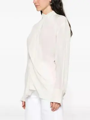 Victoria Beckham Silk Blouse - Neutrals