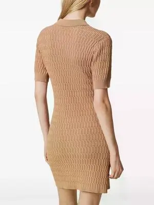 TWINSET Button-up Knit Minidress