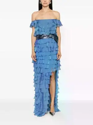 GEMY MAALOUF Off-shoulder Ruffled Gown