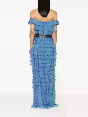 GEMY MAALOUF Off-shoulder Ruffled Gown